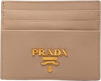Prada Pre-owned Vintage Business card case - - Pre-owned - Damen - Beige - ONE SIZE