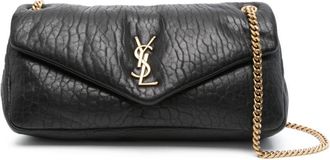 Saint Laurent Mittelgro&szlig;e Calypso Schultertasche - Schwarz