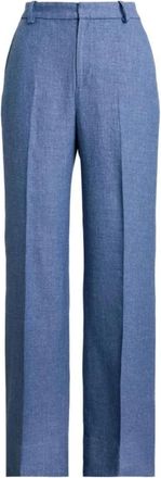 Ralph Lauren Femme, Pantalons, Bleu, Taille: 36 FR Denim Straight Leg Pantalons