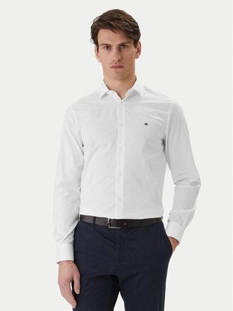 Tommy Hilfiger Hemd MW0MW38347 Wei&szlig; Slim Fit