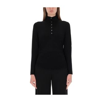 Theory Femme, Pulls, Noir, Taille: 42 FR Col roul&eacute;s