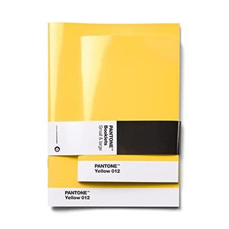 Copenhagen Design PANTONE Booklet Set Of 2, Dotted, Yellow 012c