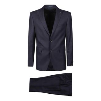 Tagliatore Einreiher Anzug - - Suits - Herren - Blau - S