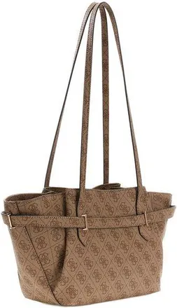 Guess Synthetic Shoulder Bag - Beige