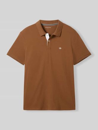 Tom Tailor Regular Fit Poloshirt aus Baumwoll-Viskose-Mix