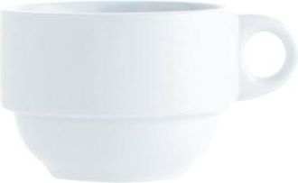 Quid Basic Tasse, Porzellan, 25 cl, Weiß