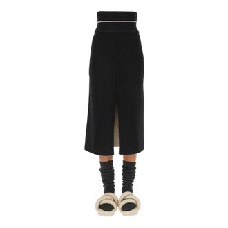 Moncler 1952 Collection 2 Midi-Rock - - Skirts - Damen - Schwarzk - M