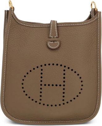 Herm&egrave;s mini sac &agrave; bandouli&egrave;re Evelyne (2023) - Tons neutres