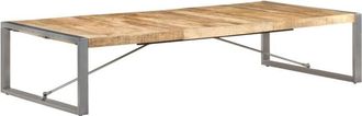 vidaXL Vidaxl - Table basse 180x90x40 cm Bois de manguier brut