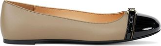 Michael Kors Femme, Chaussures, Beige, Taille: 37 1/2 EU Mandy Leather Moccasin