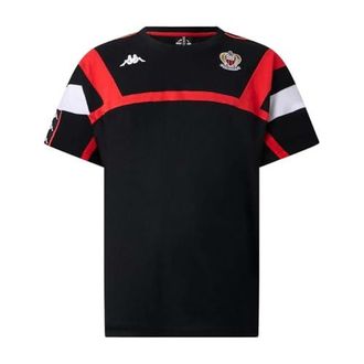 Kappa Maillot 222 Banda Frairy OGC Nice Noir Football Homme (FR/ES, Alpha/Lettres, XXL, Taille Normale, Taille Normale, Noir)