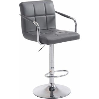 Clp Barhocker Lucy V2 grau chrom