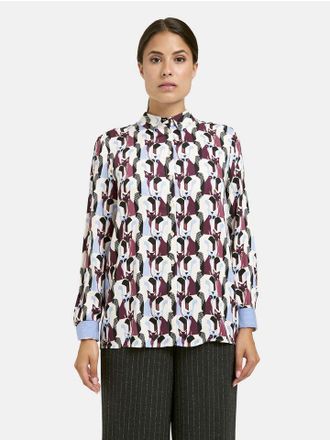 Milano Langarmbluse mit Kellerfalte im R&uuml;cken