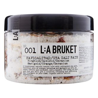 L:A Bruket Sel pour le bain Souci Orange G&eacute;ranium 001 - 450 g L:A BRUKET