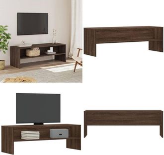 vidaXL Vidaxl - Meuble tv chêne marron 120x40x40 cm bois dingénierie - Meubles Tv - Meuble Tv - Support Tv - Banc Tv - Meuble Design - Home & Living