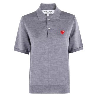 Comme Des Gar&ccedil;ons Polo Shirt - - Tops - Damen - Grau - XS