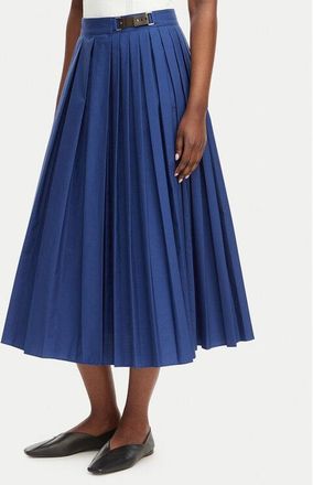 Max & Co. Faltenrock Gonna 2616101054200 Blau Regular Fit