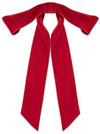 Jennifer Behr barrette Adley à noeud - Rouge