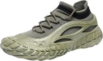 Generic Chaussures de loisirs pour homme : chaussures de course &agrave; semelle &eacute;paisse chaussures de sport en maille chaussures de jogging avec lacets chaussures d