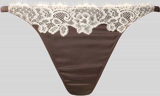 Jake*s Casual String mit zarter Spitzenbord&uuml;re