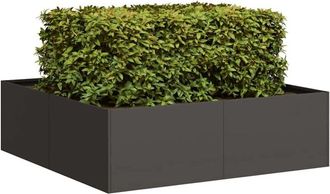 vidaXL Jardini&egrave;re noir 100x100x30 cm acier Vidaxl