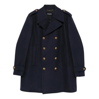 Dolce & Gabbana B0665 Cappotto - - Coats - Herren - Blau - XL