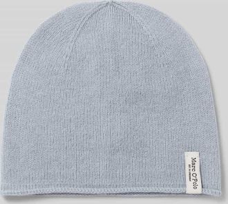 Marc O'Polo Beanie mit Label-Patch aus Woll-Mix