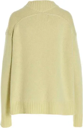 Jil Sander Cashmere Blend Turtleneck Sweater - Yellow