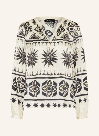 Grace Grace Blusenshirt Mit Seide weiss