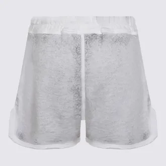 Thom Krom Womens Shorts Spray Grey _100 % Co