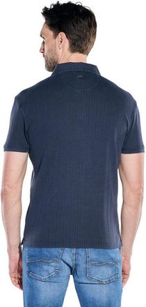 Engbers Poloshirt Herren Poloshirt mit Knopfleiste, Saphirblau