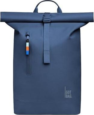 Got Bag Sac &agrave; Dos Rolltop Lite 2.0 en Ocean Impact Plastic | Sac &agrave; dos imperm&eacute;able avec compartiment pour ordinateur 15 pouces amovible | Roll top avec capaci