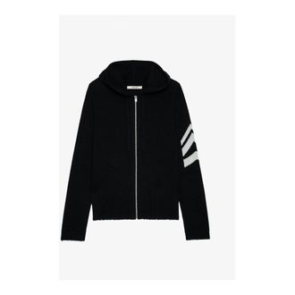 Zadig&Voltaire Cardigan Clash Arrow - Homme - Sweatshirts et sweats &agrave; capuche - Noir - Taille: XL