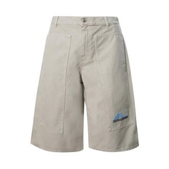 Msgm Msgm, Herren, Shorts, Beige, SGr&ouml;&szlig;e