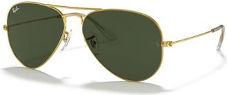 Ray-Ban unisex, Accessoires, Jaune, Taille: ONE Size Aviator Large Metal