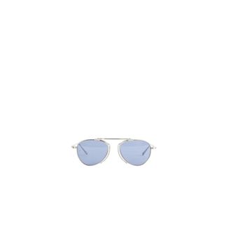 Matsuda Femme, Accessoires, Gris, Taille: ONE Size Lunettes de soleil &agrave; monture m&eacute;tallique double pont M3130