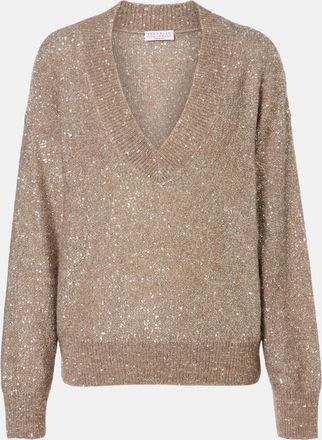 Brunello Cucinelli Pull à sequins