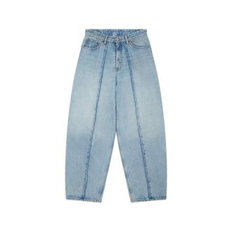 Maison Margiela Jean large rond d&eacute;lav&eacute;