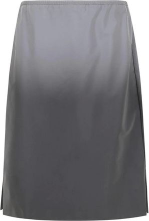 Alexander Wang Femme, Jupes, Gris, Taille: 40 FR Reflective Mid-Rise Midi Skirt