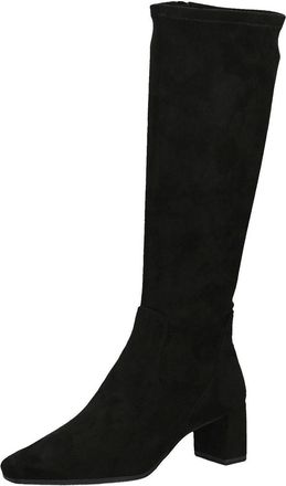 Caprice Caprice Damen Hohe Stiefel mit Absatz Elegant bis zum Knie, Schwarz (BLACK STRETCH), 37