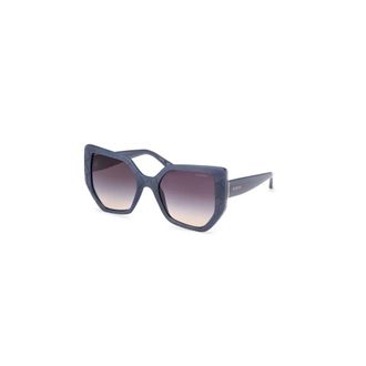 Guess Femme, Accessoires, Bleu, Taille: ONE Size Lunettes de soleil carr&eacute;es &agrave; monture en r&eacute;sine