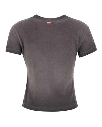 Diesel Womens T-Shirt D&eacute;vor&eacute; Plum-Purple T-Shirts & Jerseys Plum/purple