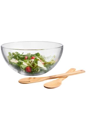 Leonardo Salatset, 3-teilig, rund, 28x13x28 cm, Essen & Trinken, Geschirr, Schalen & Sch&uuml;sseln, Salatsch&uuml;sseln