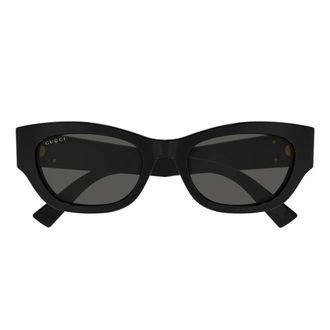 Gucci Eckige Cat-Eye-Sonnenbrille - - Accessories - Damen - Schwarzk - 53 MM