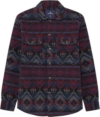 Springfield Herren B&ouml;hmisch Hemd, Blau (Azul Medio) 6, XL