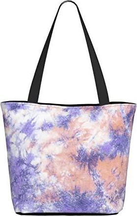 AOOEDM Sac &agrave; provisions pour femme &agrave; motif violet et rose 33 x 28 x 19 cm. Le cadeau parfait pour la Saint-Valentin. Cest de la Saint-Valentin pour maman, fi
