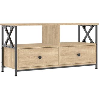 vidaXL Vidaxl - TV-Schrank Sonoma-Eiche 90x33x45 cm Holzwerkstoff & Eisen