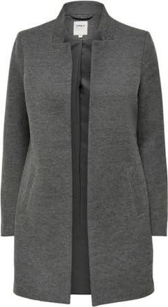 Only Onlsoho-Linea L/S Coatigan CC PNT Rp Blazer, M&eacute;lange de Gris Moyen/d&eacute;tail : chin&eacute;, L Femme