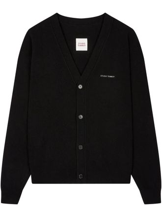 STUDIO TOMBOY cardigan à col v - Noir