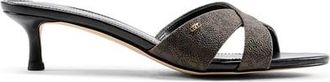 Michael Kors Mules &agrave; talons monogramm&eacute;es
